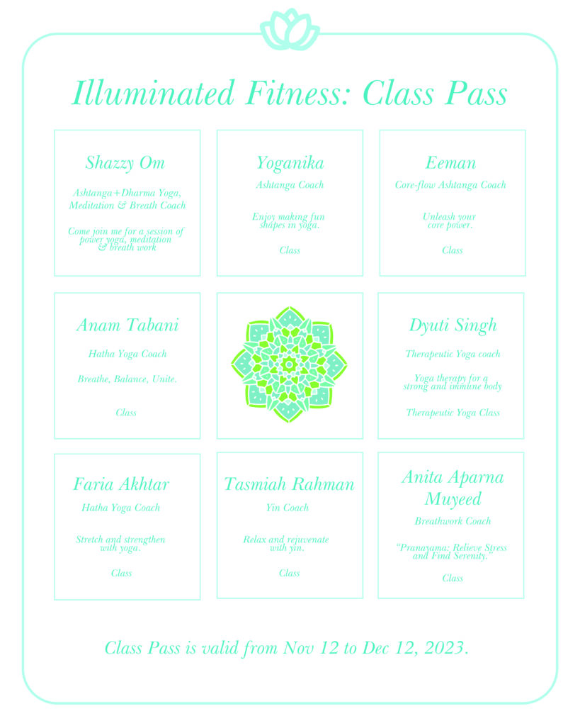 Illuminated Fitness: Class Pass | Dhaka Flow